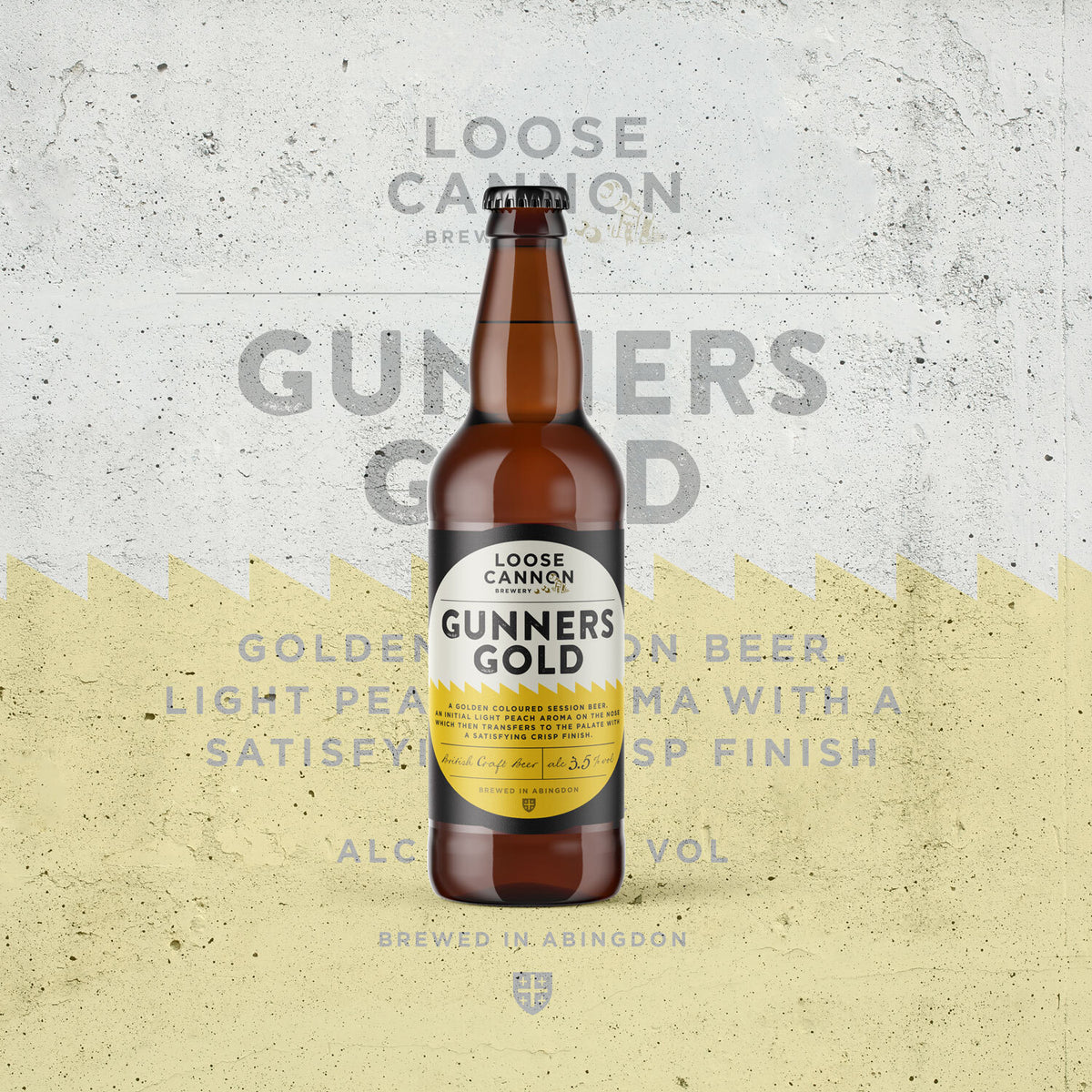 Gunners Gold Case 12x500ml – Loose Cannon Brewery